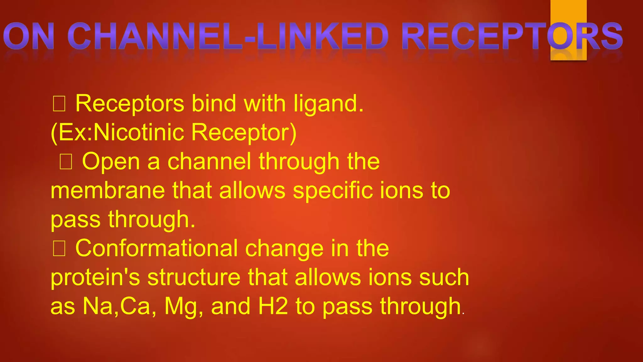 TYPES OF CELL SIGNALING RECEPTORS | PPTX