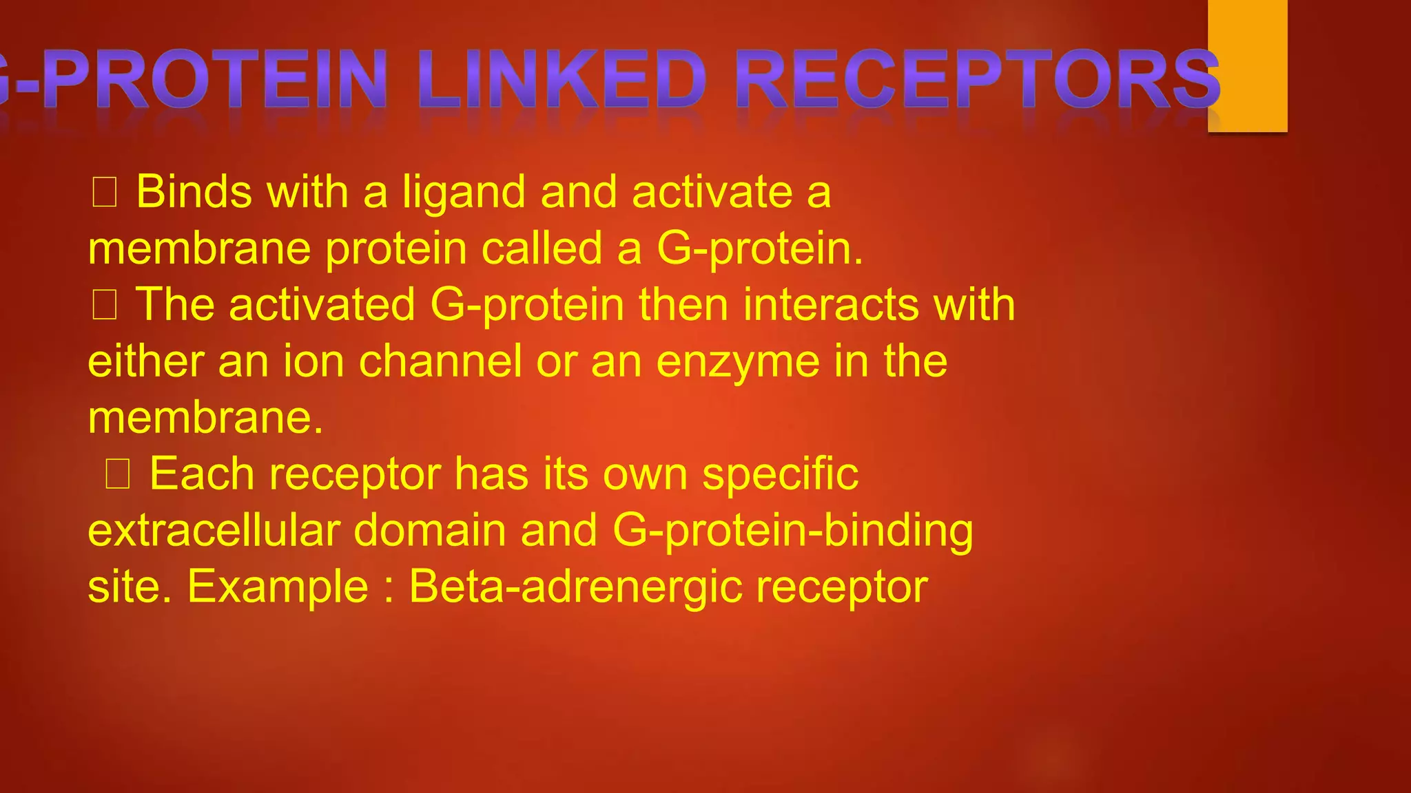 TYPES OF CELL SIGNALING RECEPTORS | PPTX