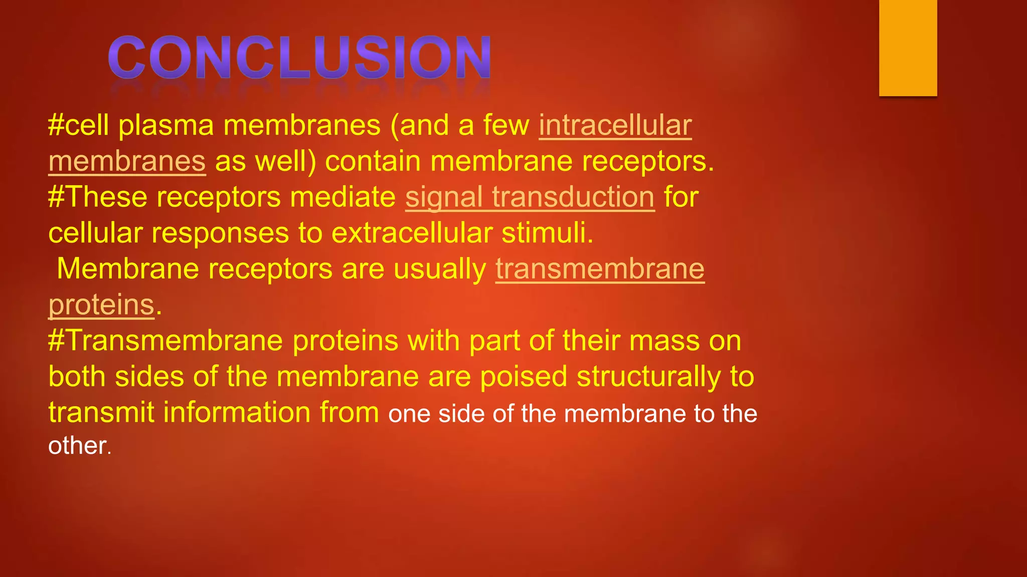 TYPES OF CELL SIGNALING RECEPTORS | PPTX