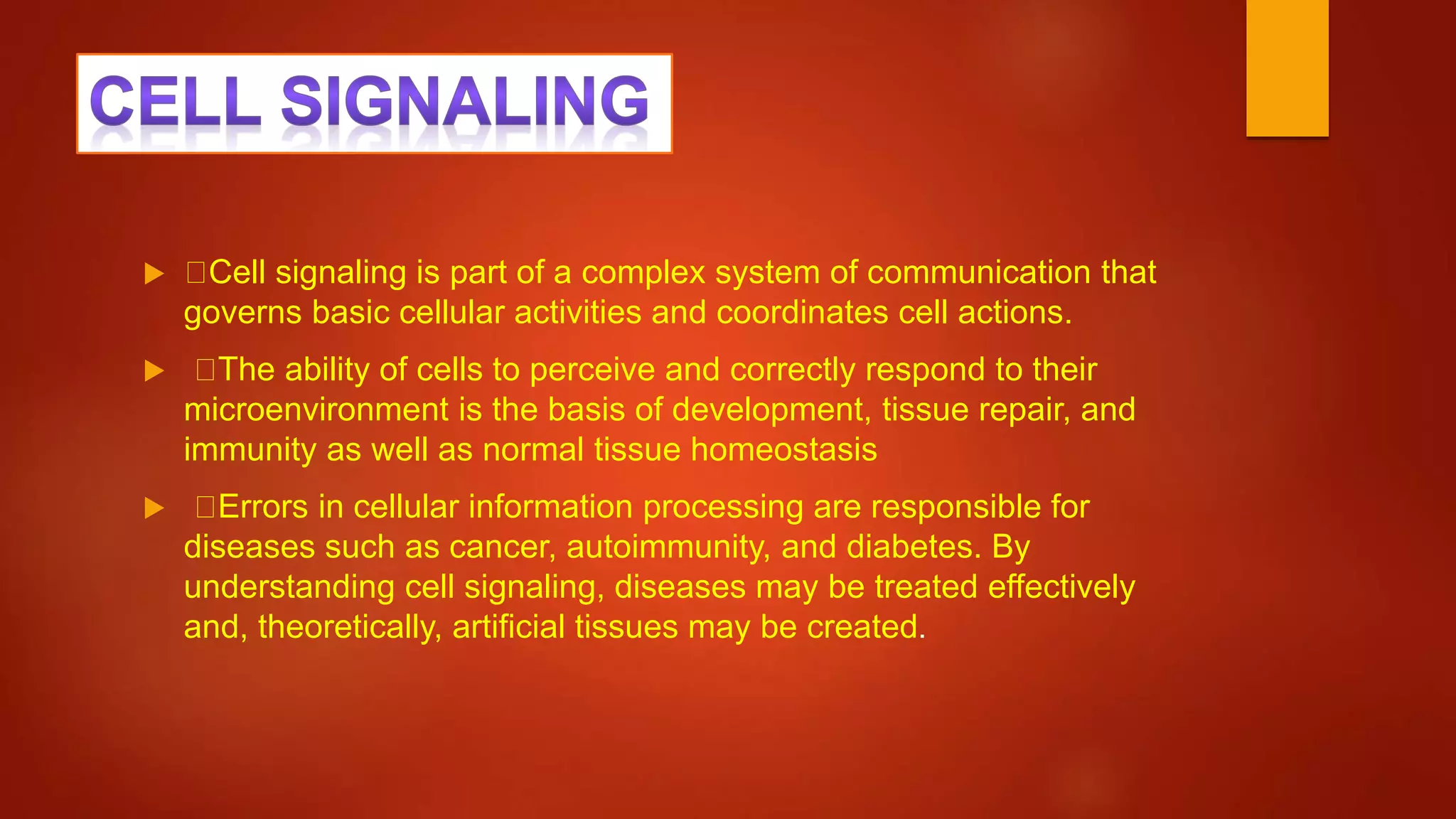 TYPES OF CELL SIGNALING RECEPTORS | PPTX