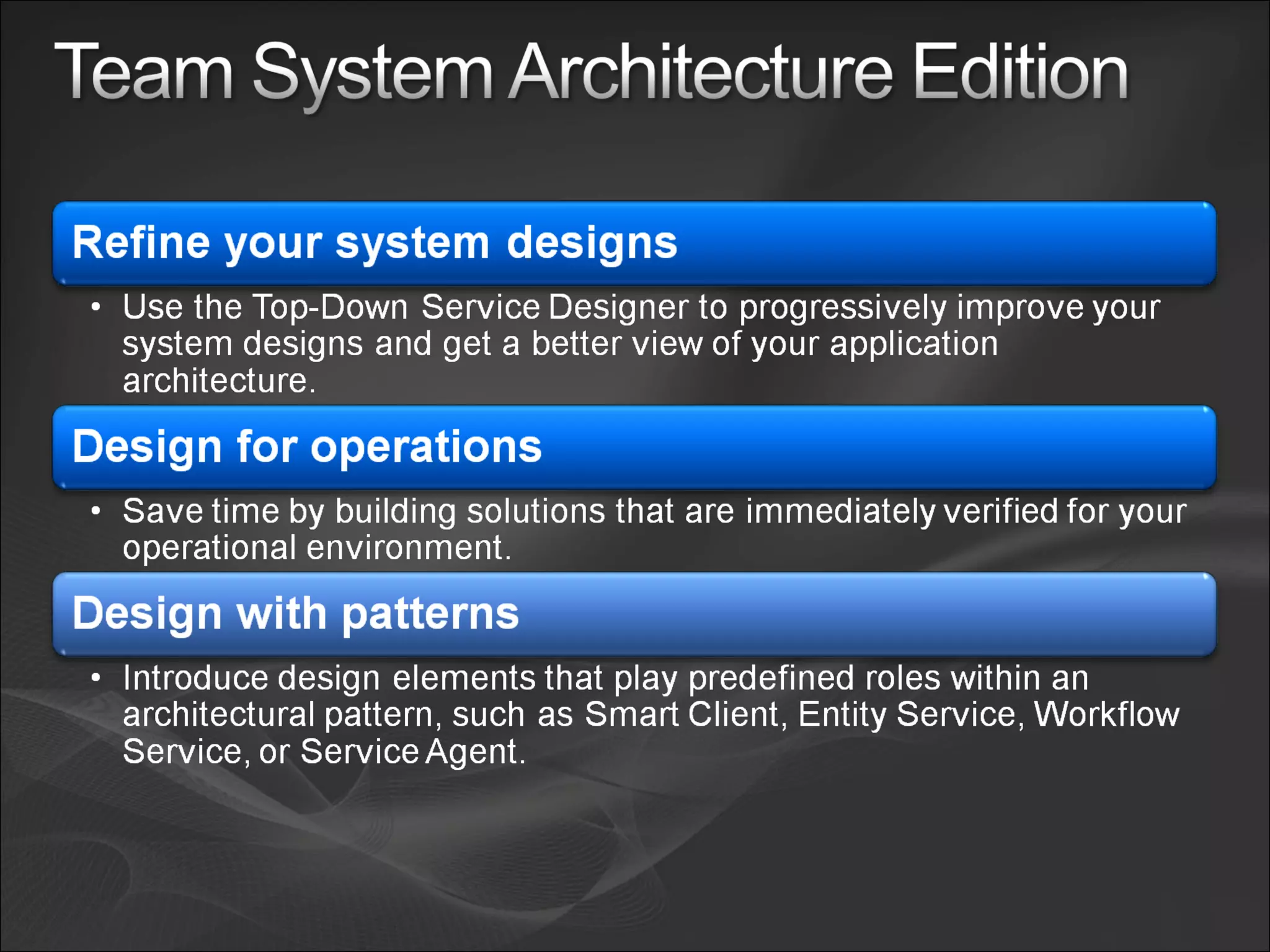 Vsts Architecture Edition Overview Ppt Computer Software And Applications Computing