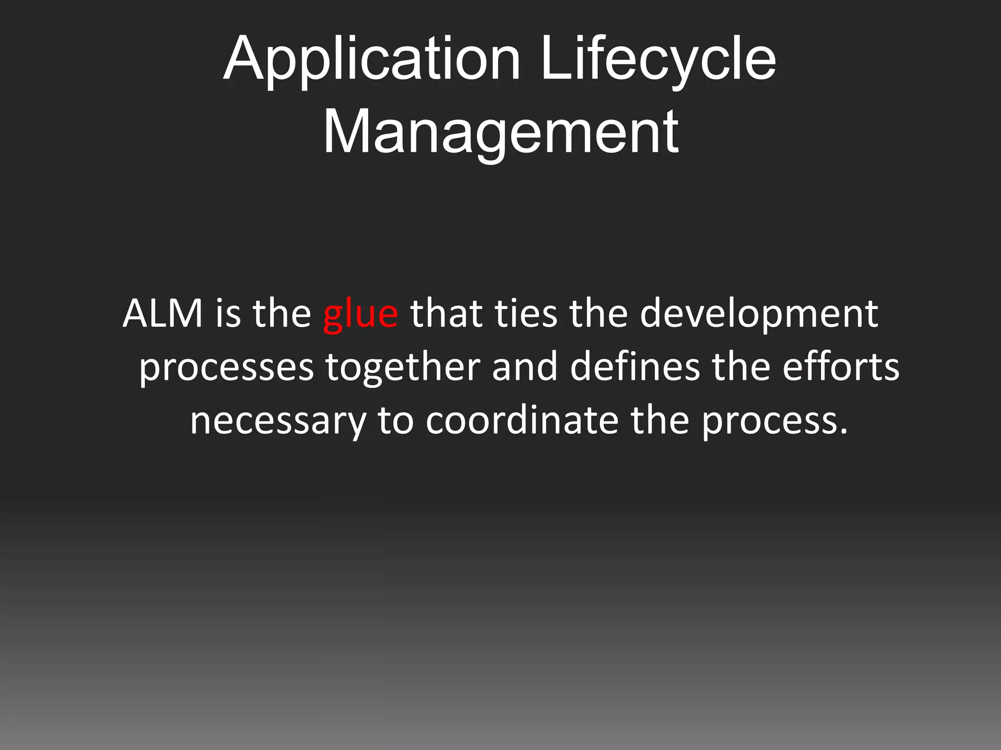 VSTS & Application Lifecycle Management | PPTX