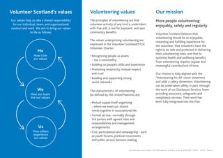 Volunteer Scotland: Volunteering for all playbook | PDF