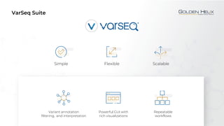 VSWarehouse; a scalable, rapid genomic repository solution | PPT