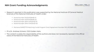 VSWarehouse; a scalable, rapid genomic repository solution | PPT