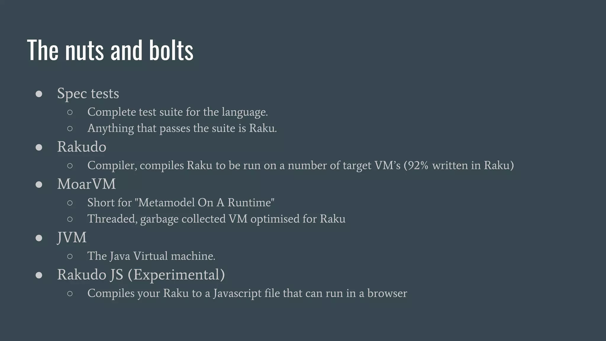 An introduction to Raku | PPTX