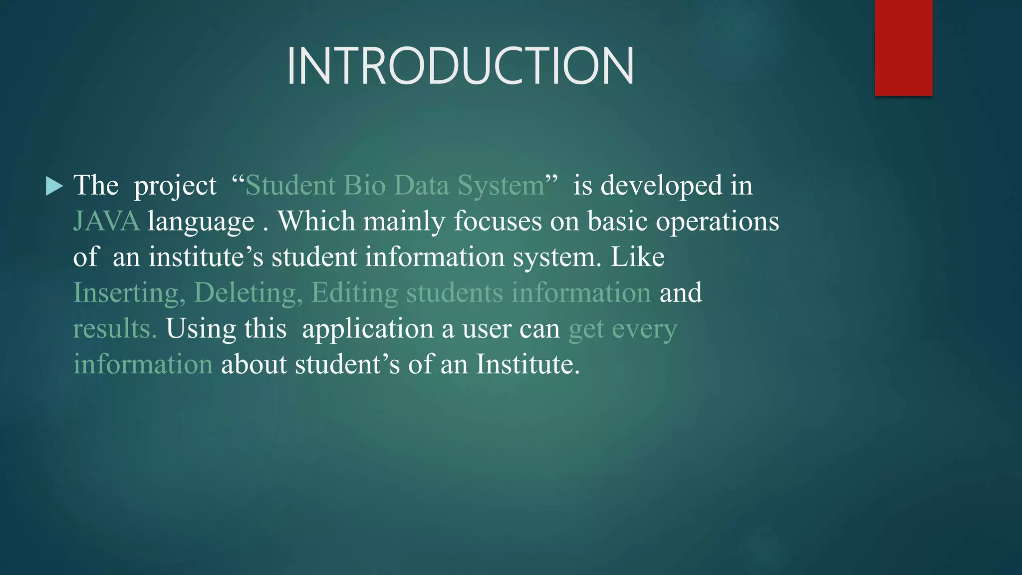 Student Management System | PPTX