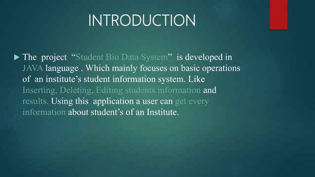 Student Management System | PPTX