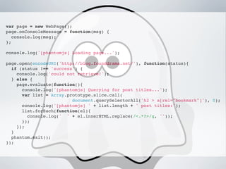 Like a Genie from a Lamp: Headless JavaScript Unit Testing with Jasmine ...