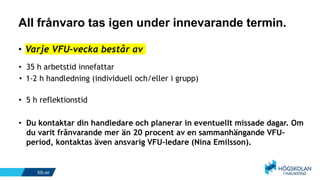 VFU introduktion - Handledare.pptx