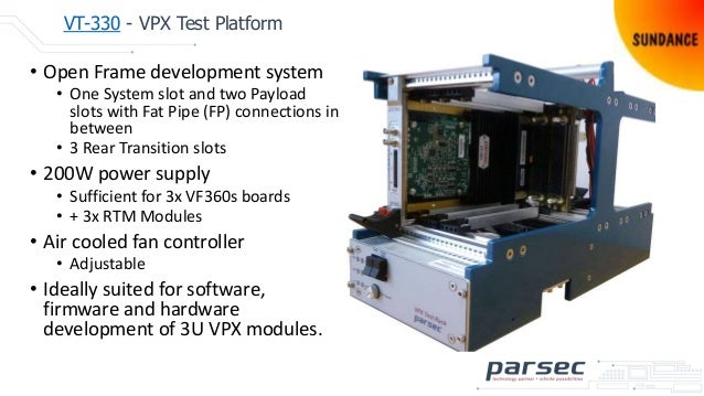 VT330 3U OpenVPX 3-slot Test Rack
