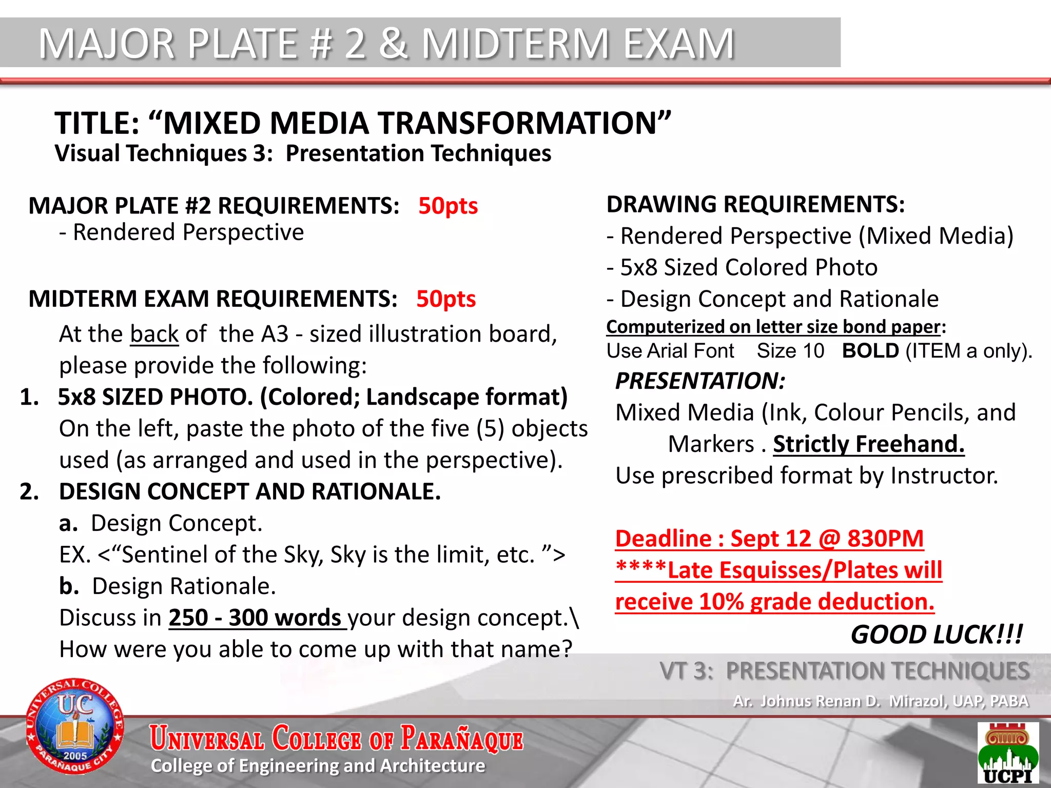 Vt3 major plate 2 | PPT
