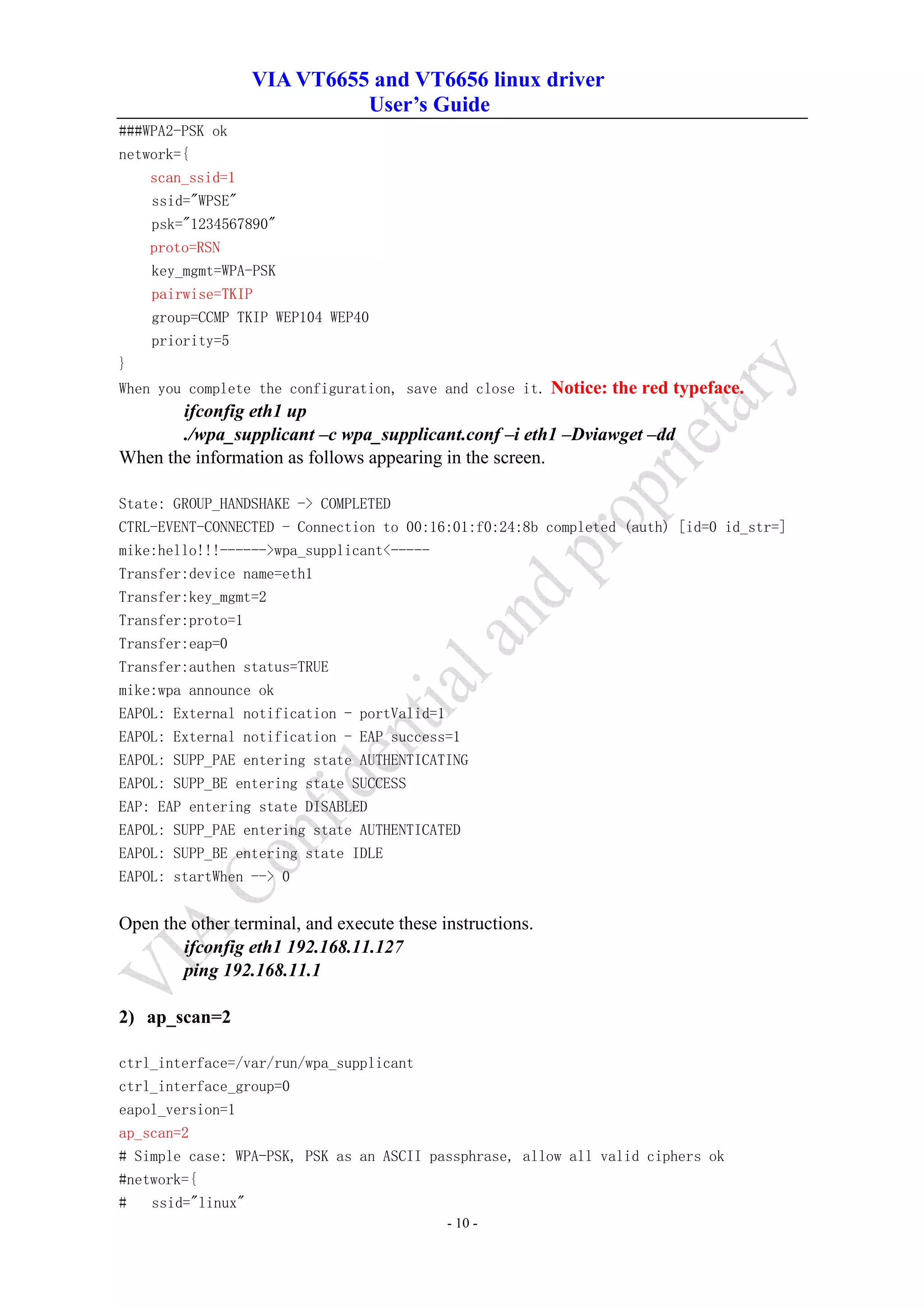 Vt6655 linux user_guide | PDF