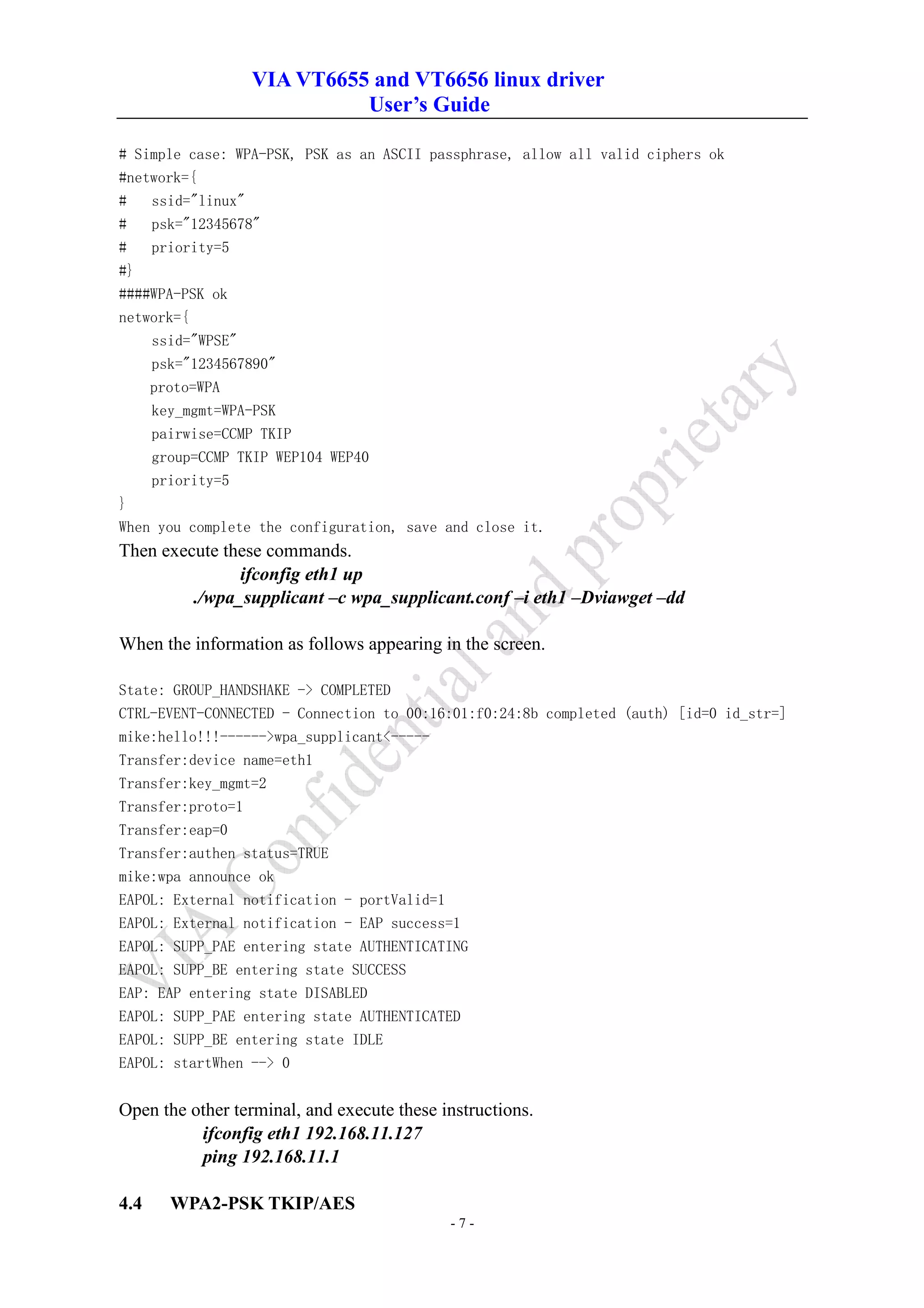 Vt6655 linux user_guide | PDF