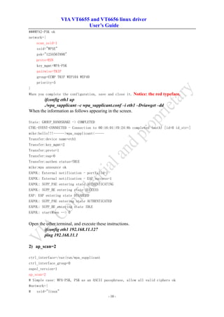 Vt6655 linux user_guide | PDF