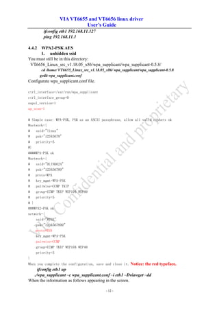 Vt6655 linux user_guide | PDF