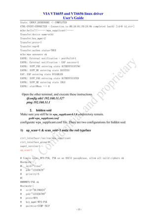 Vt6655 linux user_guide | PDF