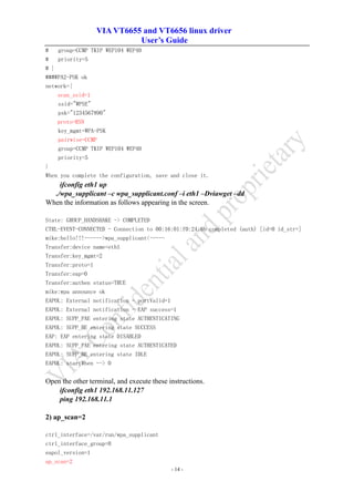 Vt6655 linux user_guide | PDF