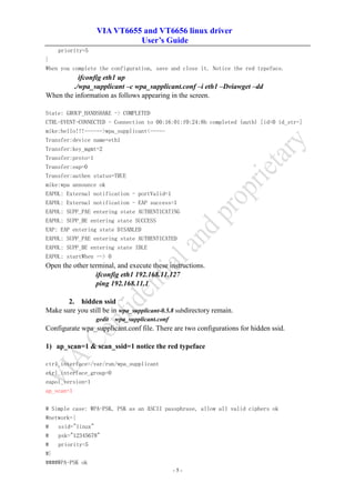 Vt6655 linux user_guide | PDF