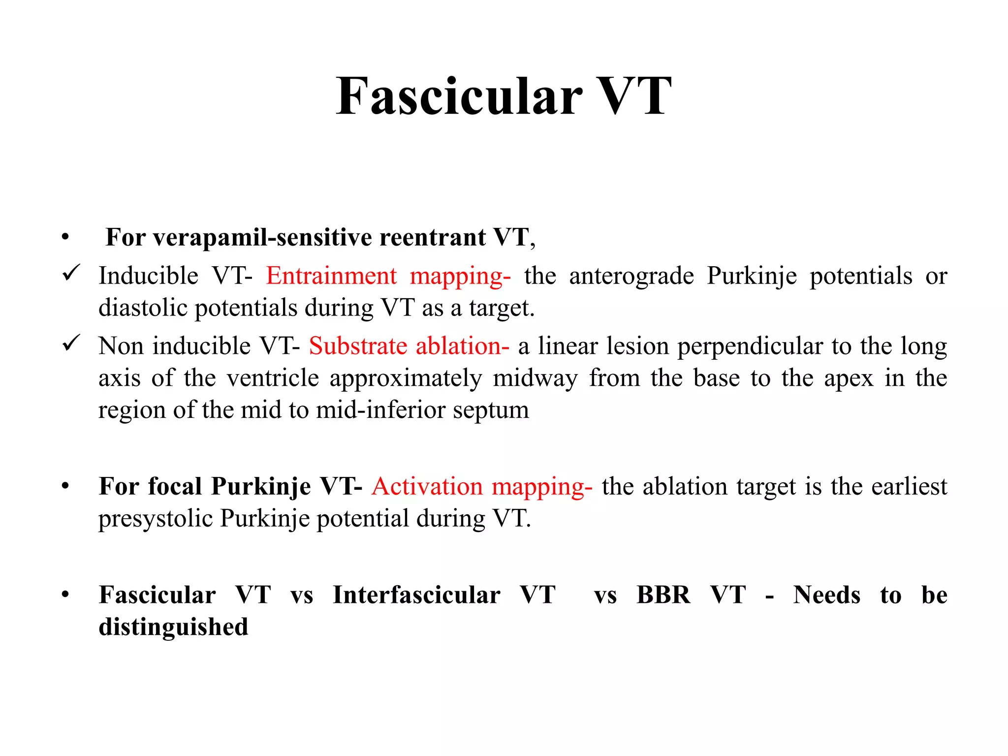 CATHETER ABLATION IN VT | PPTX