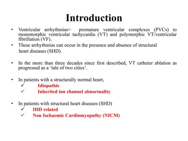 CATHETER ABLATION IN VT | PPTX