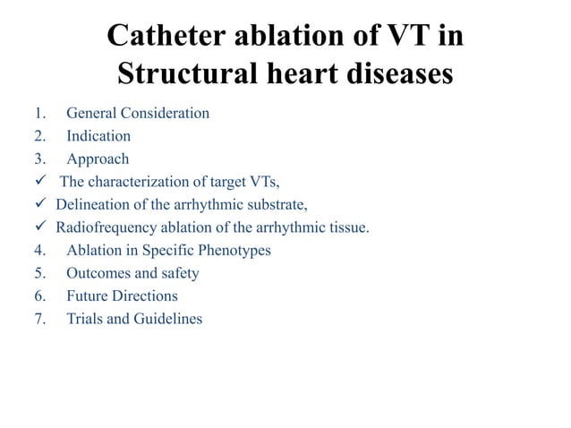 CATHETER ABLATION IN VT | PPTX
