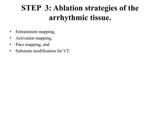 CATHETER ABLATION IN VT | PPTX
