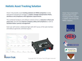 Vision Trak Asset Tracking Solution | PPT