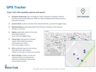 Vision Trak Asset Tracking Solution | PPT