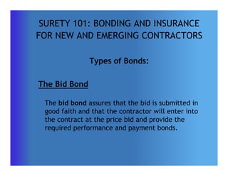 10/3/13 Meet the Primes workshop: bonding and insurance | PDF