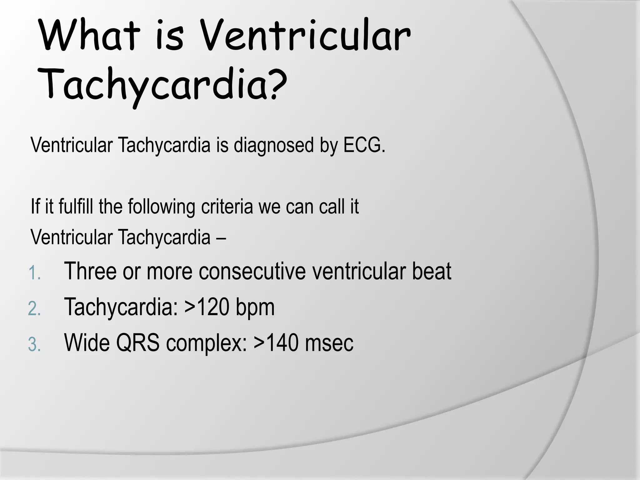 Ventricular tachycardia by dr.muzahid | PPTX | Heart and Cardiovascular ...