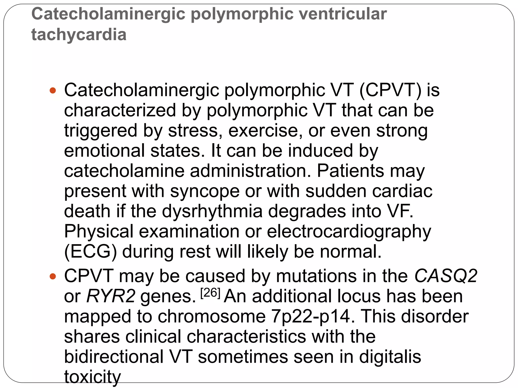 Ventricular tachycardia by dr.muzahid | PPTX