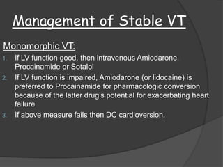 Ventricular tachycardia by dr.muzahid | PPTX | Heart and Cardiovascular ...