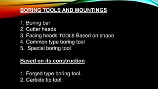Jig Boring Machine | PPTX