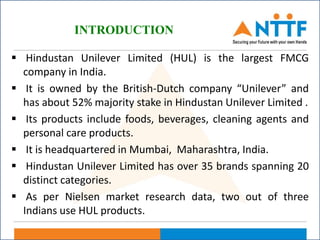 HINDUSTAN UNILEVER LIMITED | PPTX