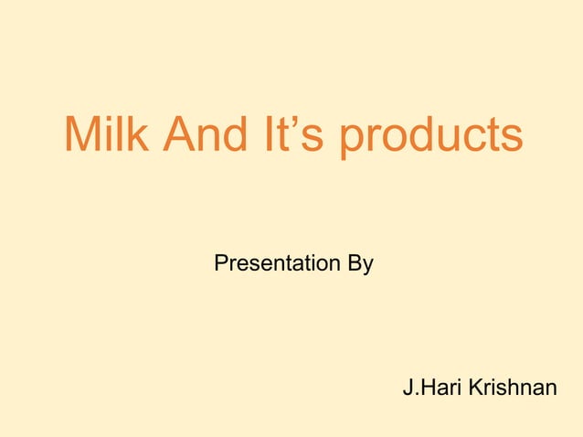 Dairy Milk | PPT
