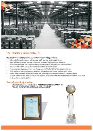 VTC 3PL SERVICES PVT LTD. | PDF | Computer Software and Applications ...