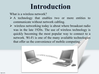 Wireless network | PPTX