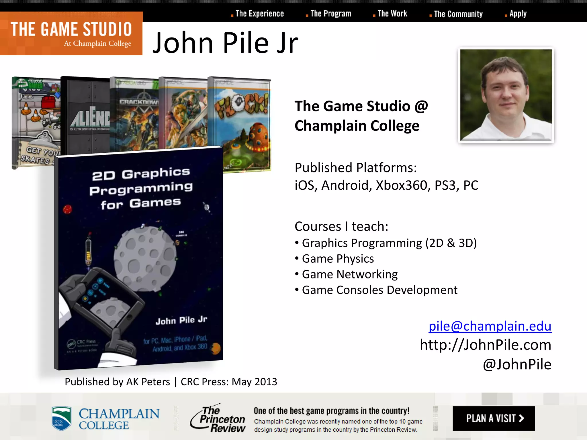John Pile Jr - Using Monocular Cues to Program an Illusion of Depth in 2D Games | PDF
