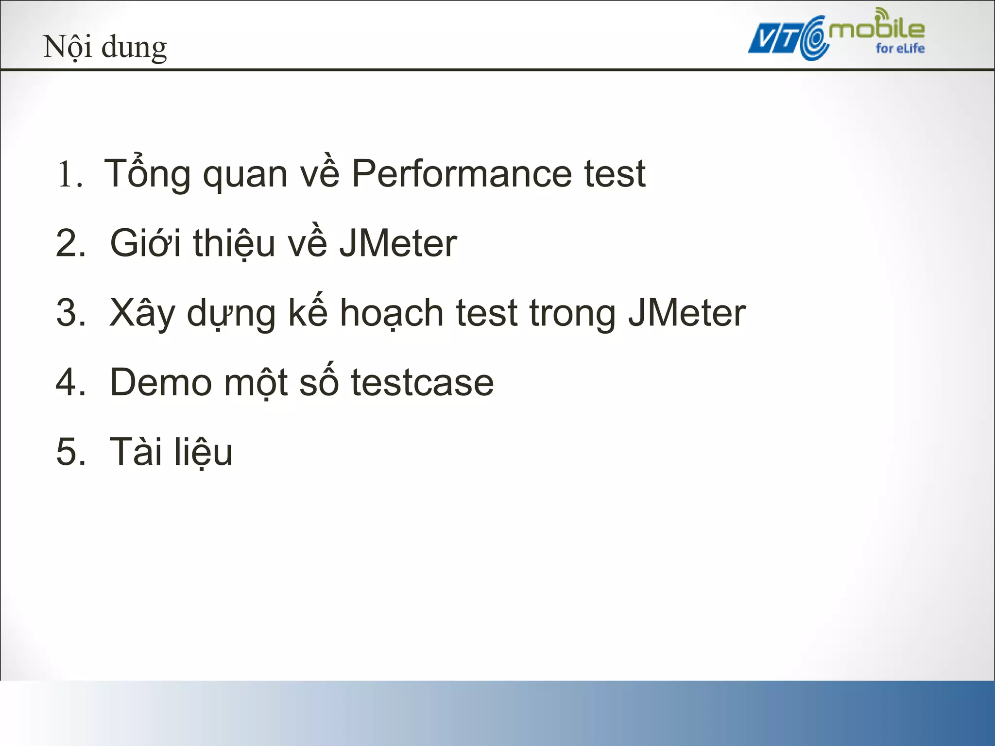 VTV Mobile Performace Test | PPT