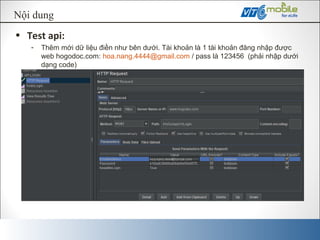 VTV Mobile Performace Test | PPT