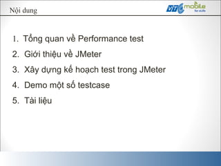 VTV Mobile Performace Test | PPT