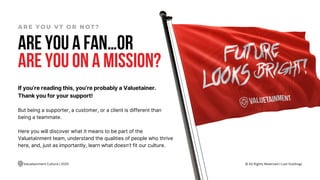 Valuetainment Culture booklet - Enlighten, Entertain and Empower | PDF