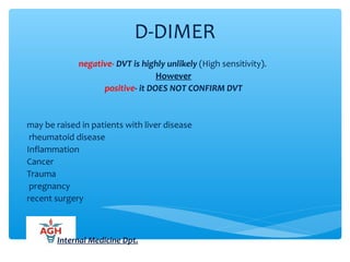 VTE VENOUS THROMBOEMBOLISM | PPS