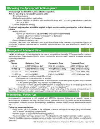 Vte prophylaxis-in-oncology-outpatient-shared-care-guideline-en | PDF