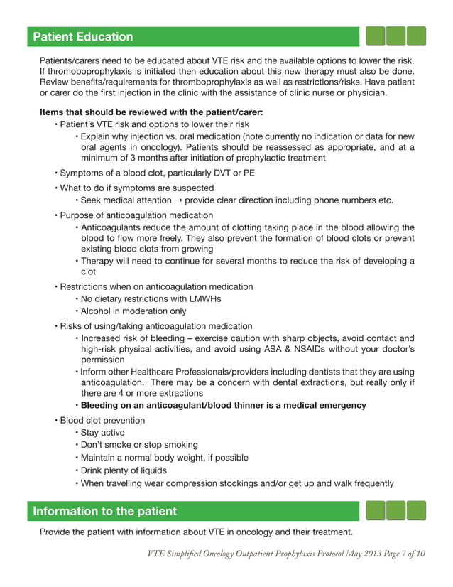 Vte prophylaxis-in-oncology-outpatient-shared-care-guideline-en | PDF