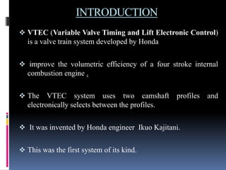VTEC Engines | PPTX
