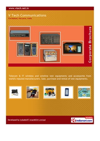 V Tech Communications :Communication Devices , Faridabad | PDF