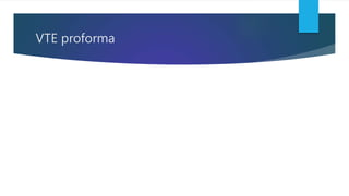 Venous Thromboembolism Prevention and management | PPTX