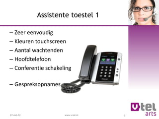 Vtel arts toestellen | PPTX